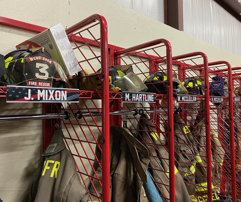 Mounting Bracket for Locker Plates – Rustic Firefighter